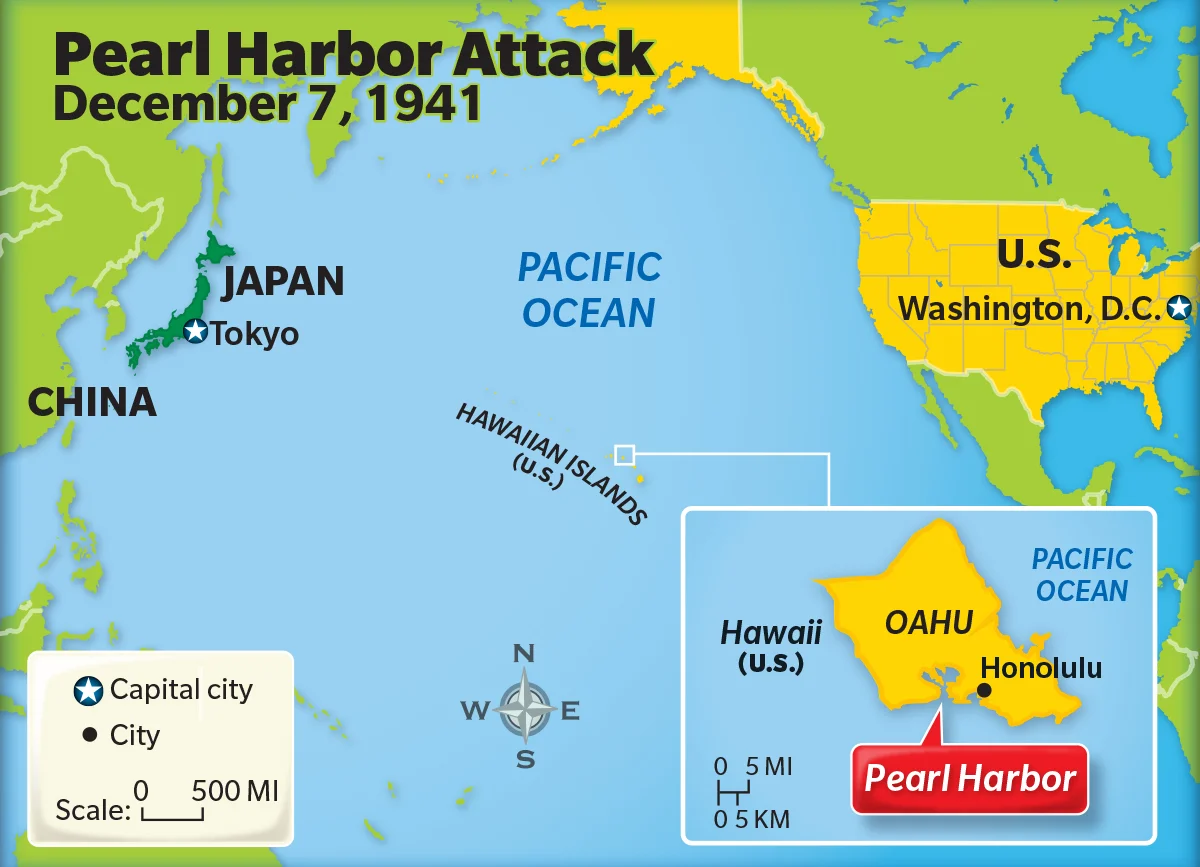 Mapa De Pearl Harbor Peter Palm – Map Of The Month